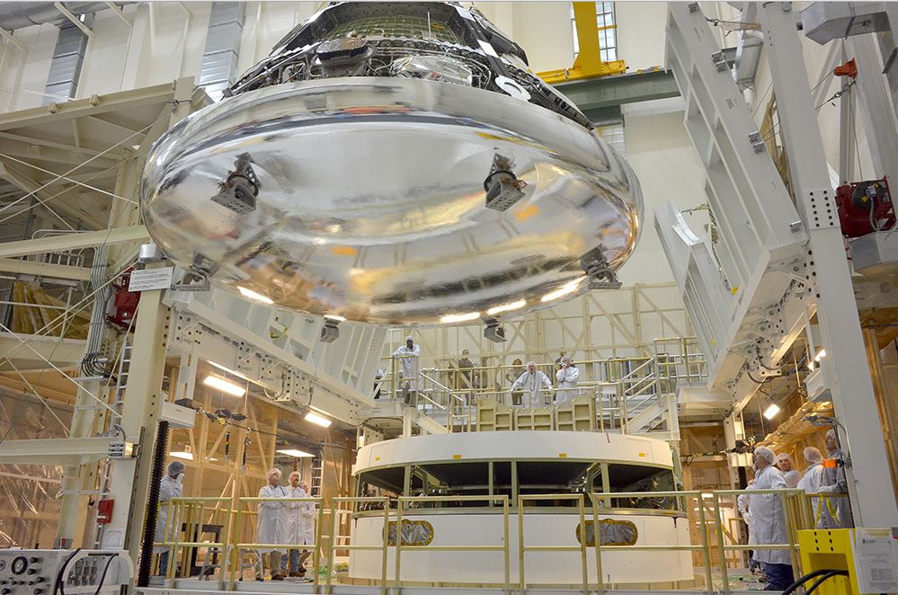 NASA's Orion Spacecraft Stacks Up for First Flight - Explore Deep Space