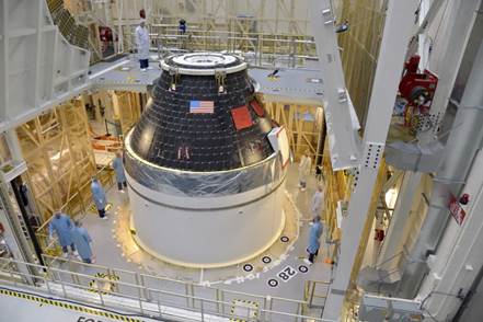 Orion’s First Crew Module Complete - Explore Deep Space